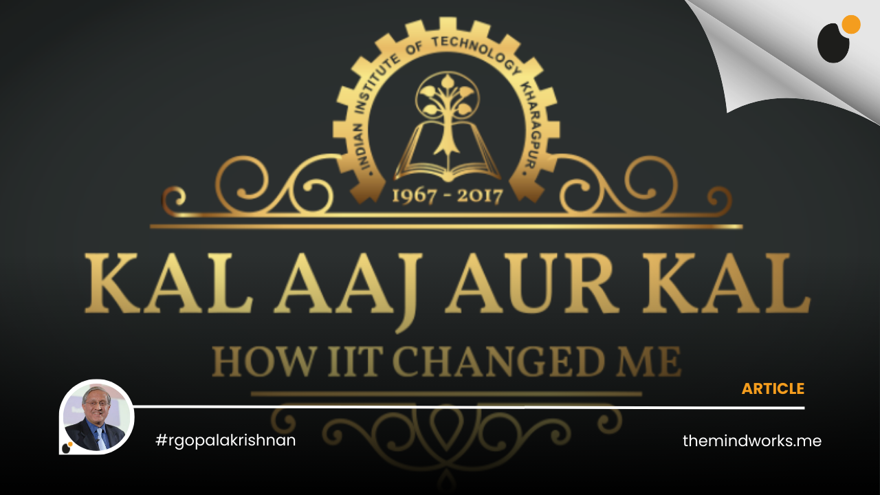 GROWING UP INFLUENCES by R Gopalakrishnan - The MindWorks